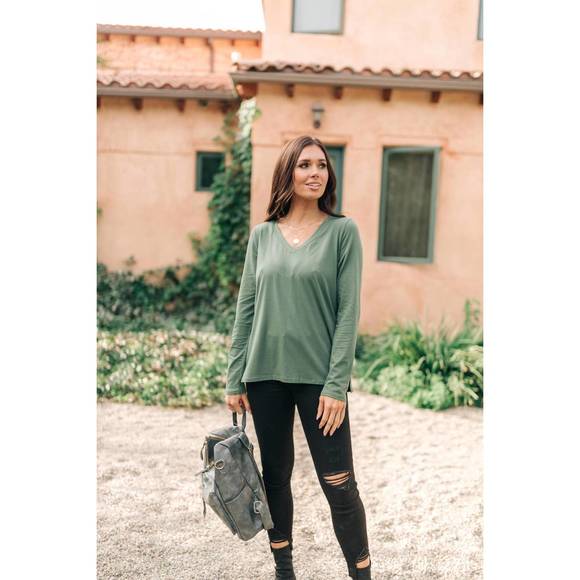 1.4.3. Story by Line Up | Tops | New 43 Story Tiffany Top In Olive ...